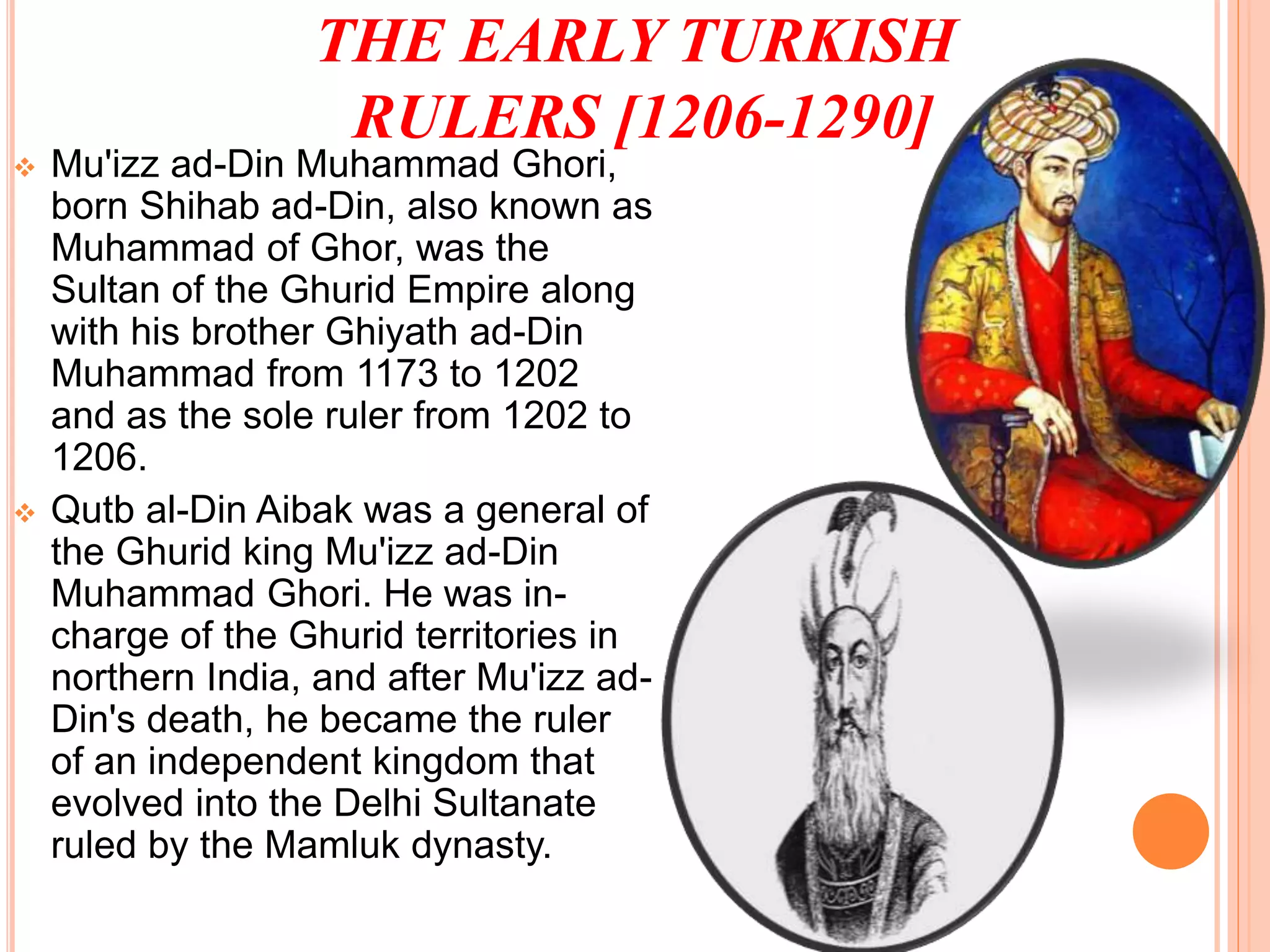 DELHI SULTANS AND THEIR MONUMENTS | PPTX