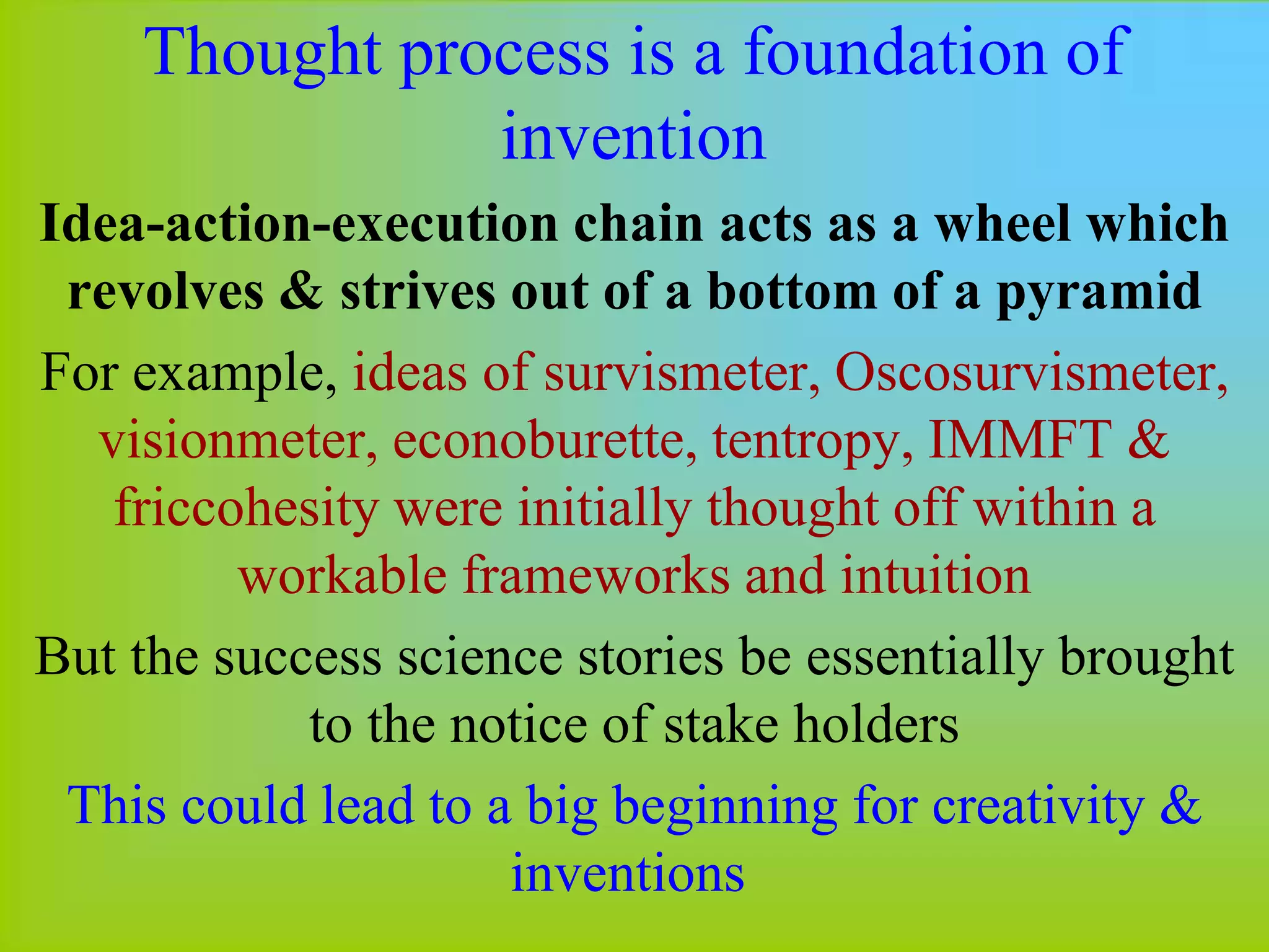 Inventions of survismeter and ManSingh Visionmeter | PPTX