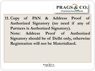 Delhi VAT Registration of a Partnership Firm | PPT