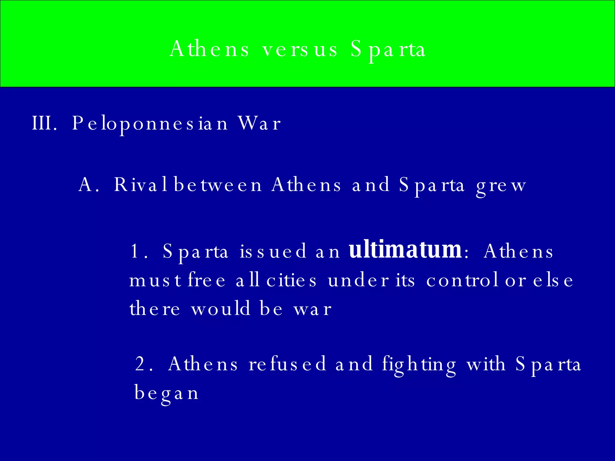 Delian And Peloponnesian League | PPT