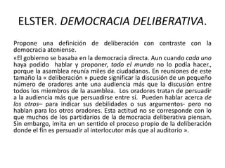 Deliberación, decisión colectiva y negociación | PPTX