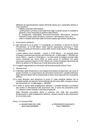 Delibera CIPE n. 89 del 2003 | PDF | Civil Engineering Industry ...