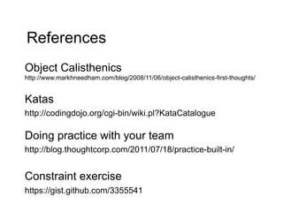 Deliberate Practice Agile2012 | PPT
