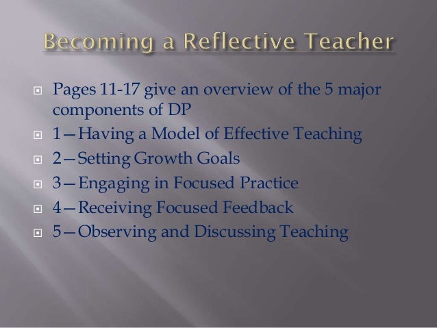 Deliberate practice ppt draft