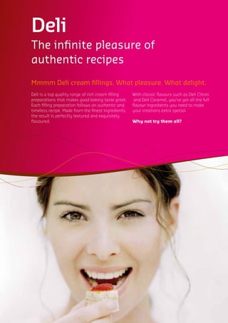 Delicious fillings available from Puratos | PDF