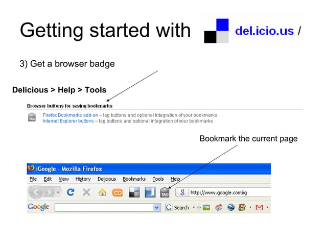 Social Bookmarking with Delicious | PPT
