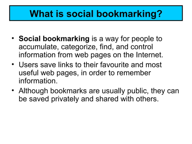 What is Delicious? | PPT