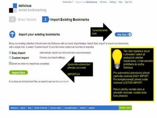 GR Tutorial: Delicious | PPT