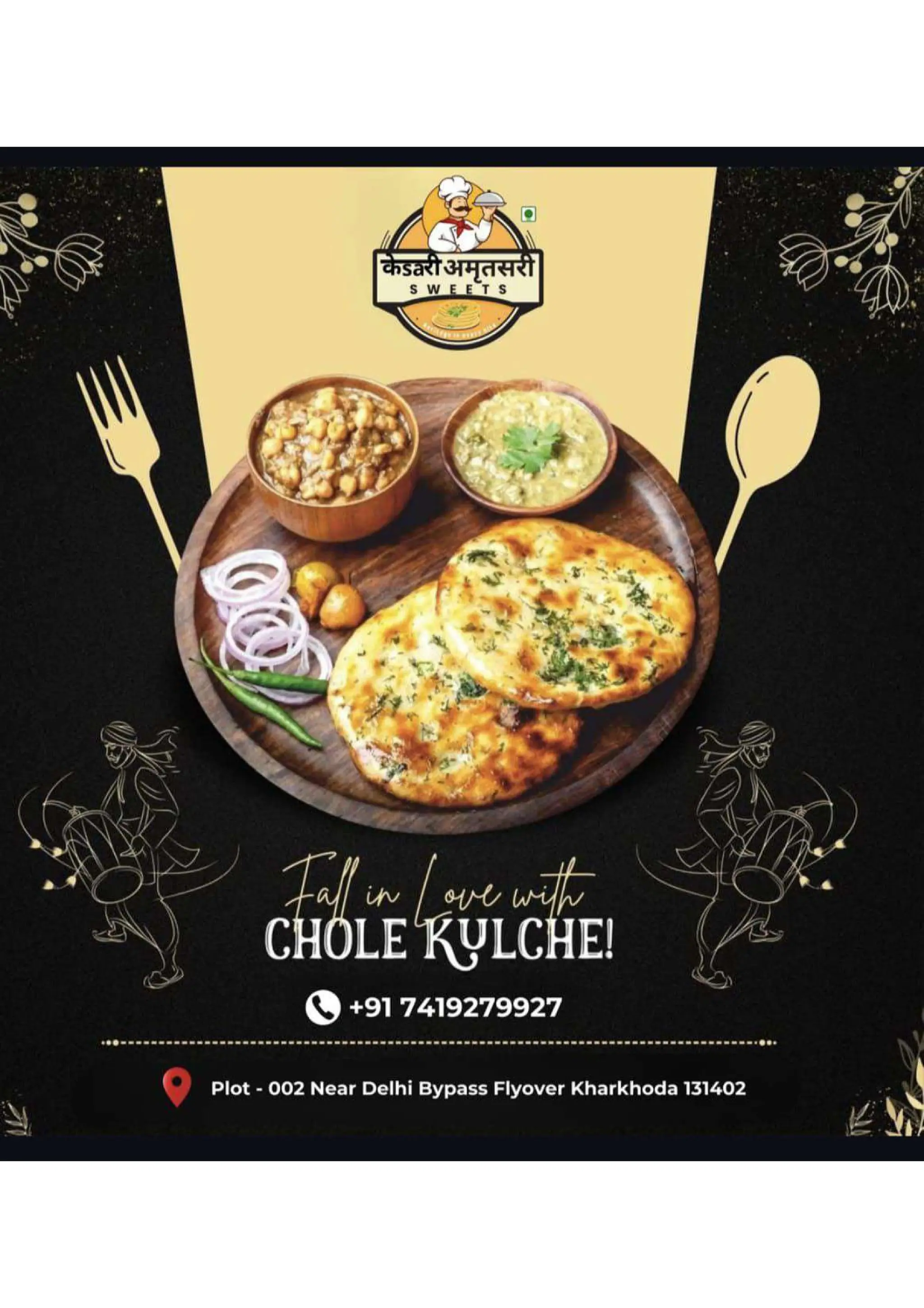 Fall in love with super delicious Chole Kulche exclusively by Kesari ...