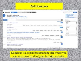 Delicious Tool Tutorial | PPT