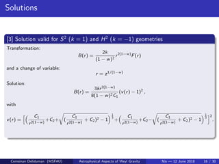 Cemsinan Deliduman "Astrophysics with Weyl Gravity" | PPT