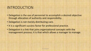 Deligation | PPT