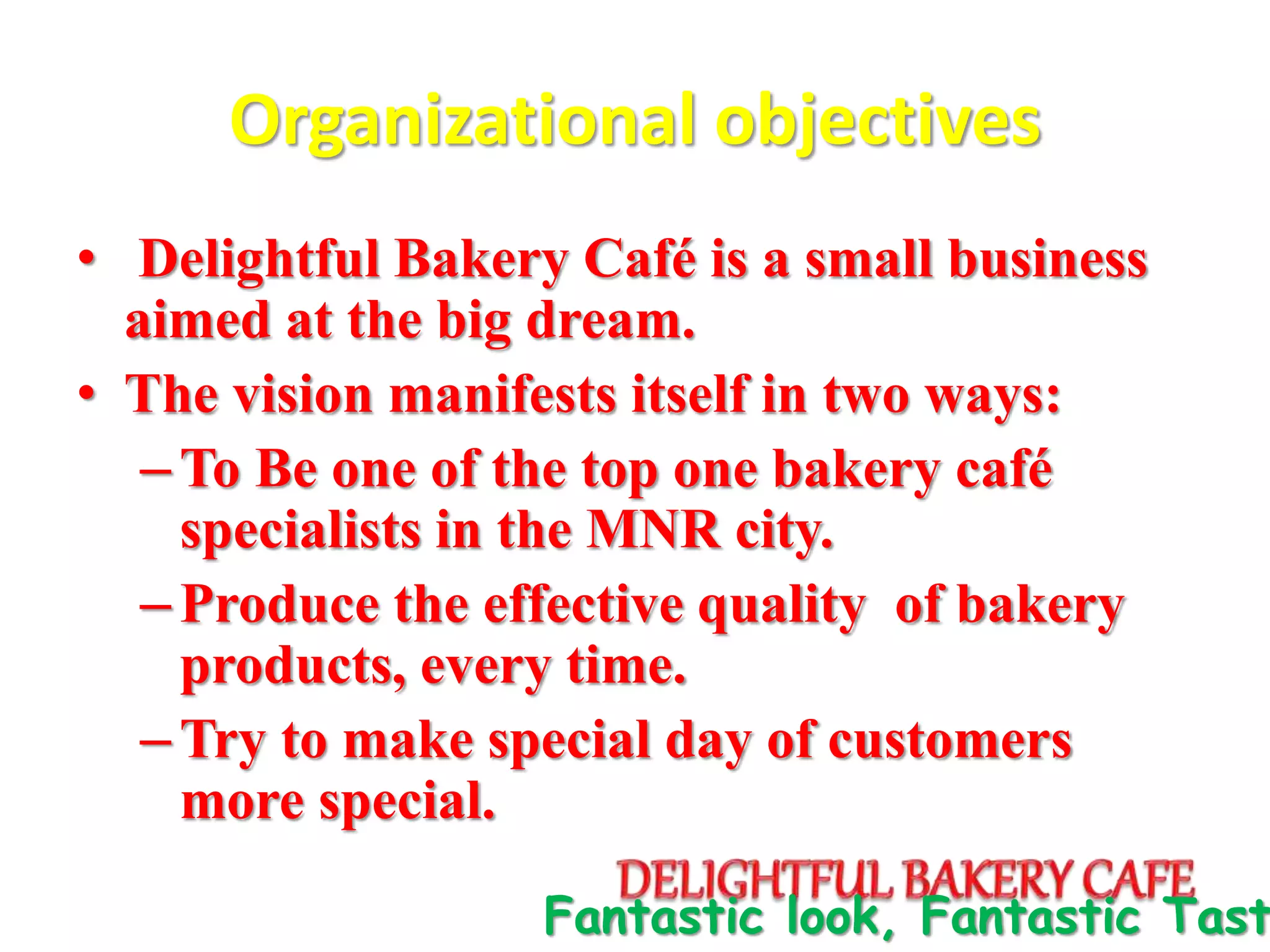 Delightful bakery cafe business plan | PPTX