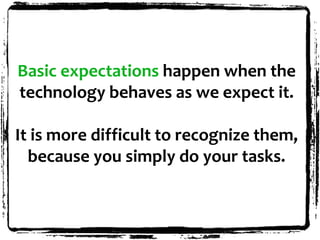 Delighters, frustrators, and basic expectations | PDF