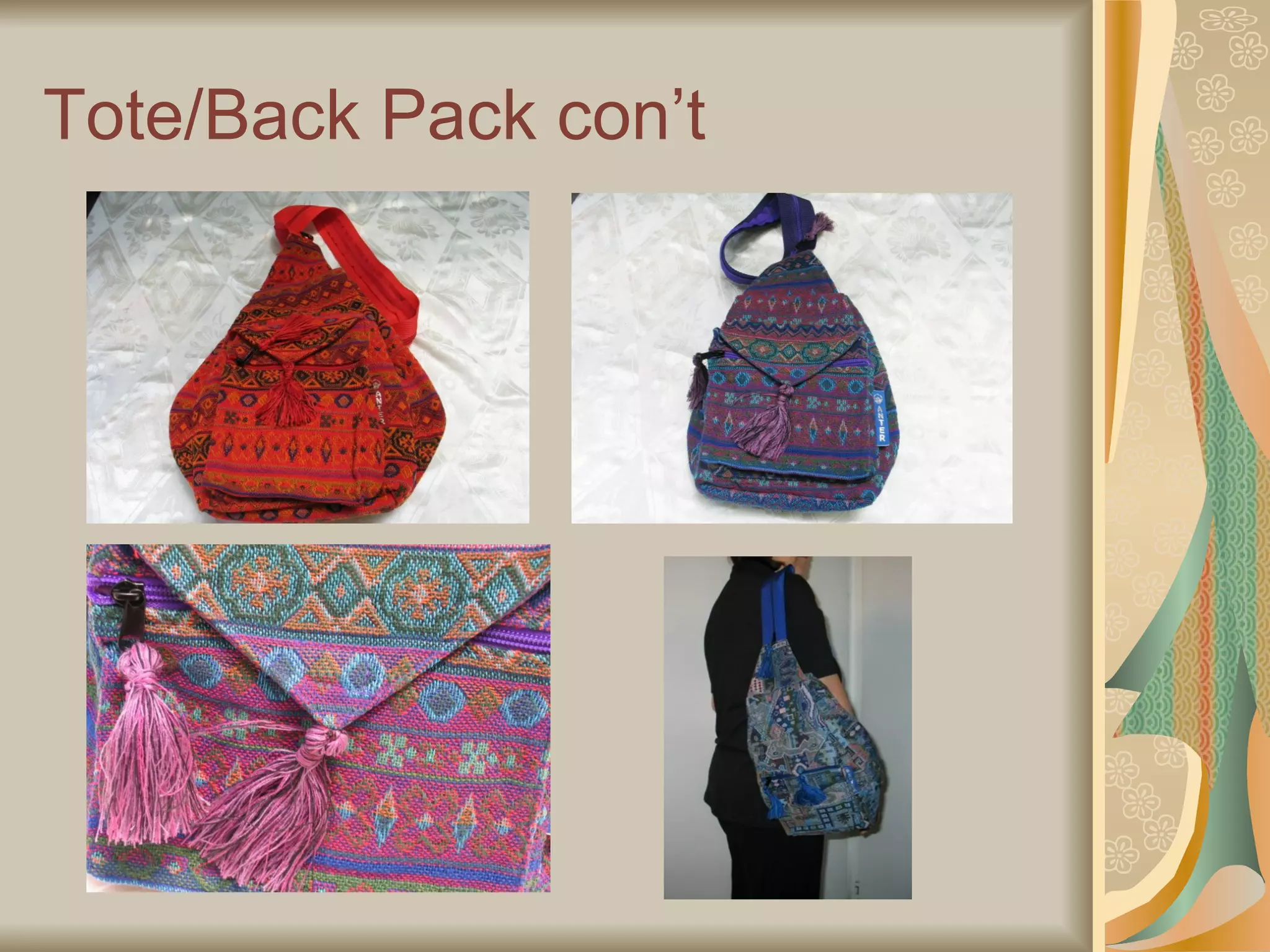 Delilah’S Bazaar Woven Bgs | PPT