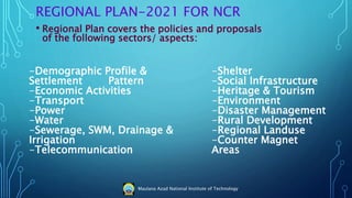 Delineation of a region ncr - alok tripathi,krishna dutt | PPTX