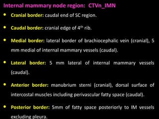 Delineation of breast cancer part iii | PPTX