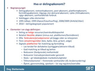 Delingsøkonomi | PPT