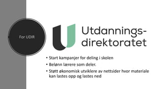 Hvordan skape delingskultur | PPT