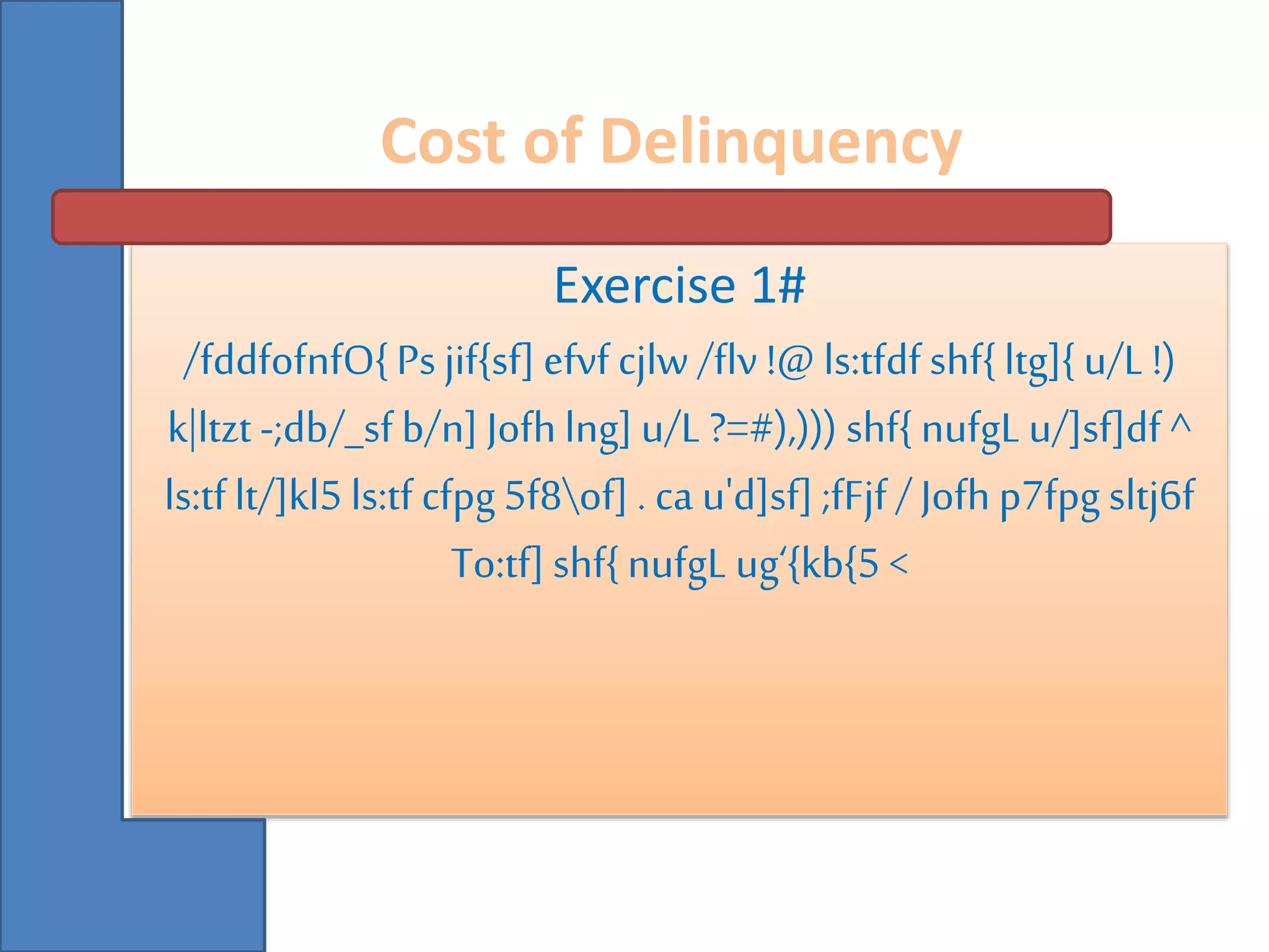 Delinquency management in MFIs | PPTX