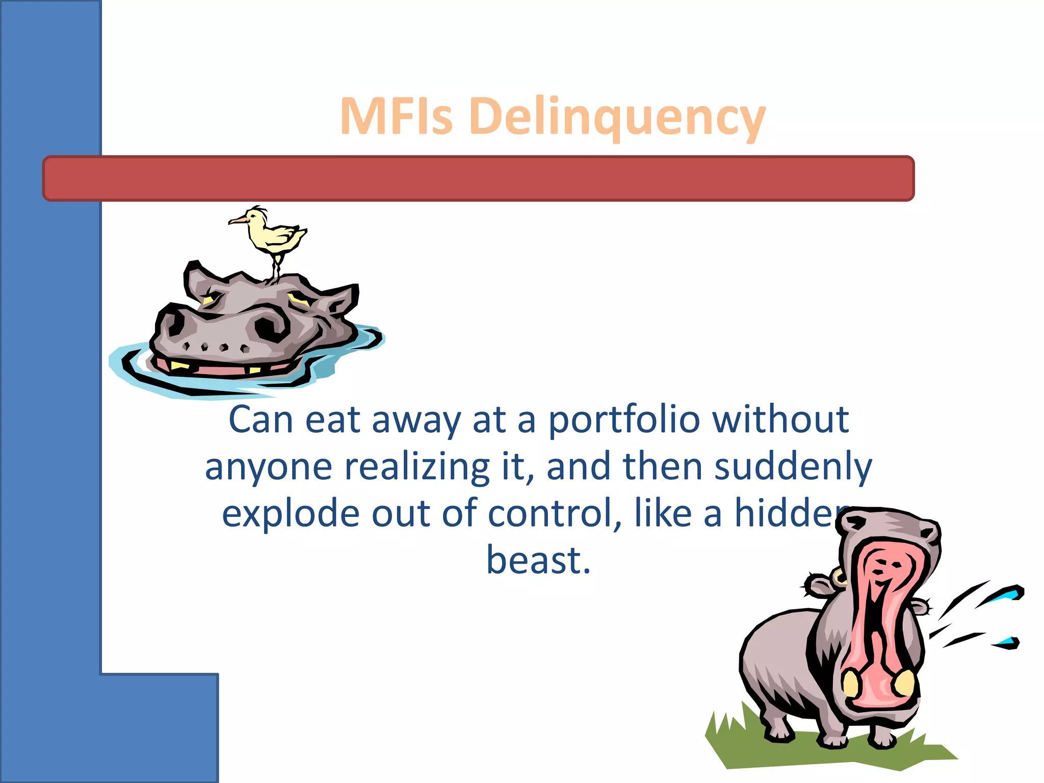 Delinquency management in MFIs | PPTX