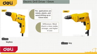 Deli Power Tools Training for my customers | PPT