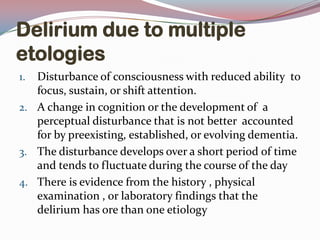 Delirium | PPT