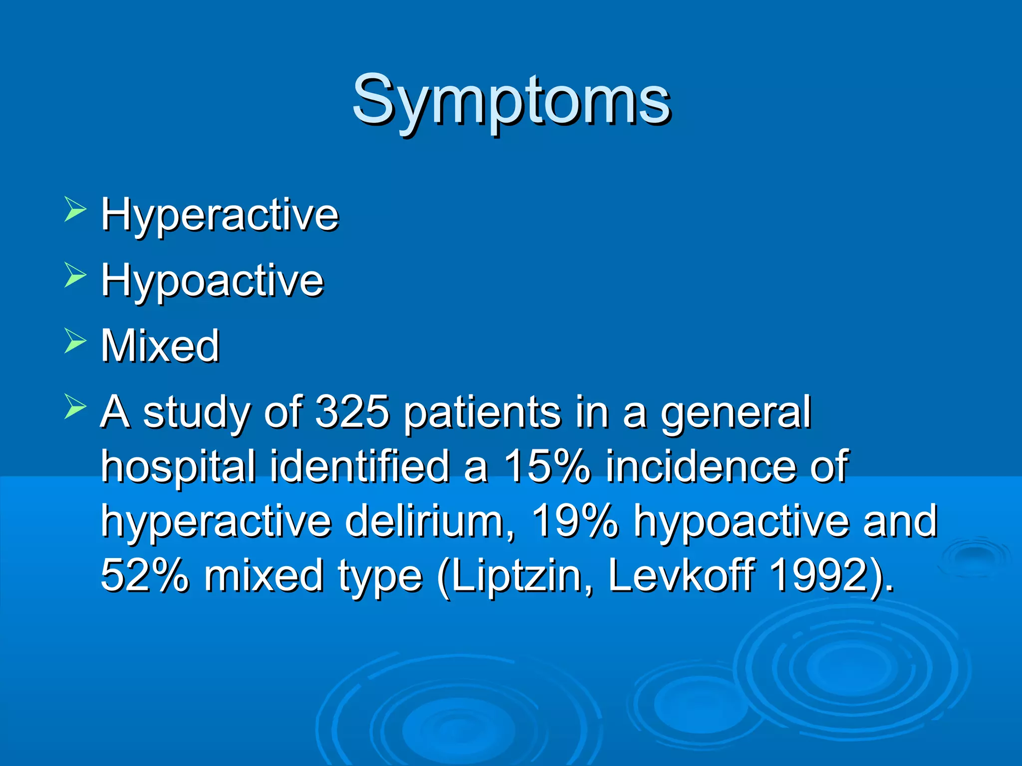 Delirium | PPT