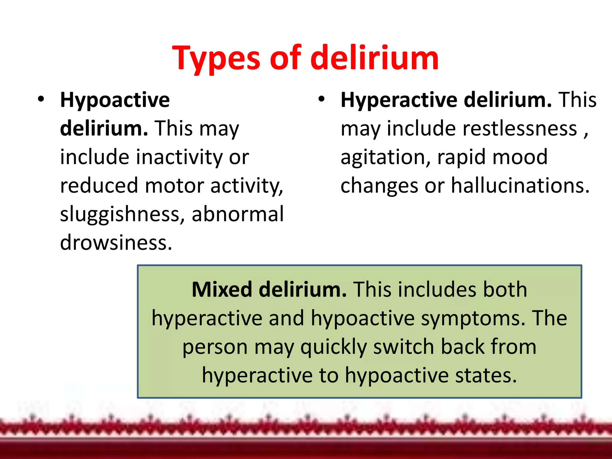 Delirium | PPTX