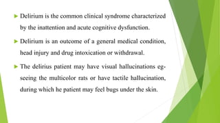 Delirium | PPTX