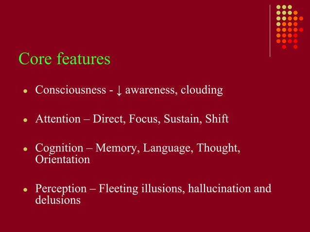 Delirium | PDF | Brain and Nervous System Disorders | Diseases and ...