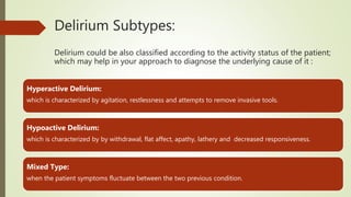 Acute Confessional State “Delirium” | PPTX