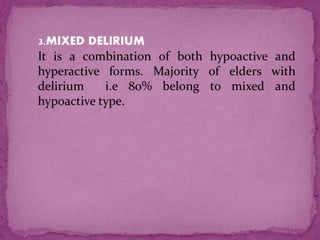 Delirium | PPTX