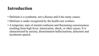 Delirium | PPTX