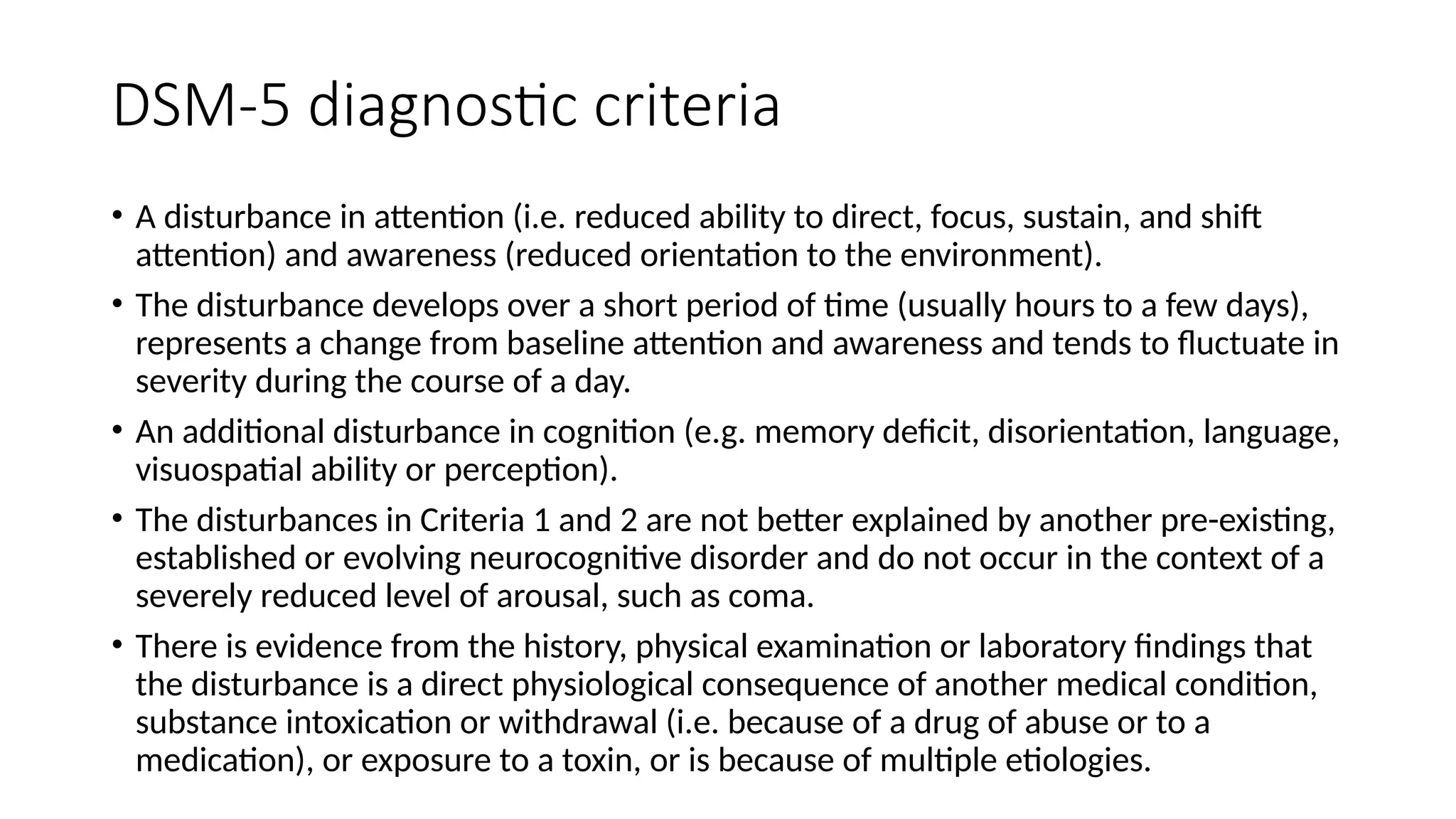 Delirium - Definition, assessment, risk factors and prevention.pptx