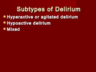 Delirium | PPT