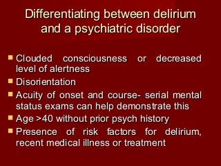 Delirium | PPT