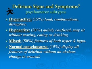 Delirium 3.0 | PPTX