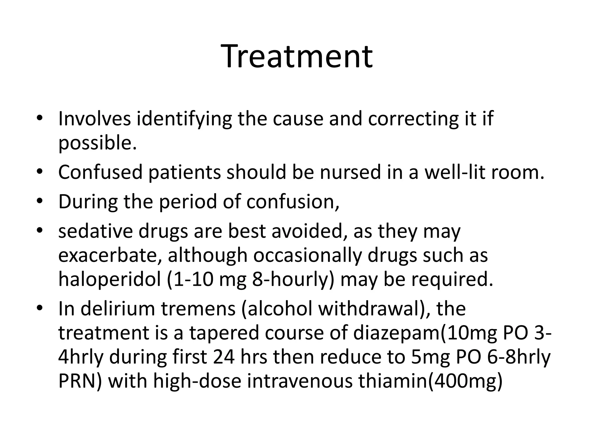 Delirium and coma | PPT