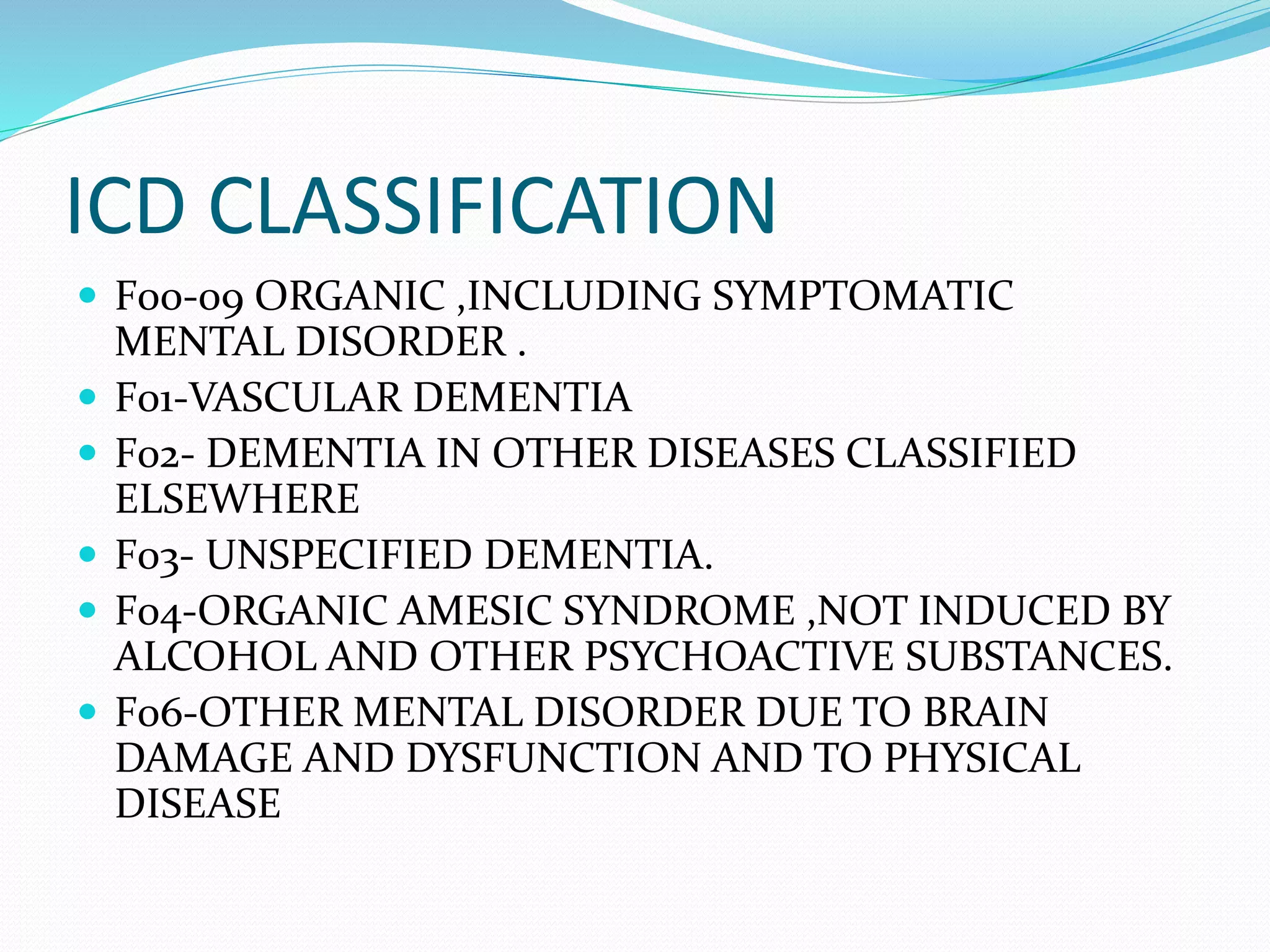 Delirium and dementia | PPTX