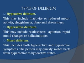 Delirium | PPTX