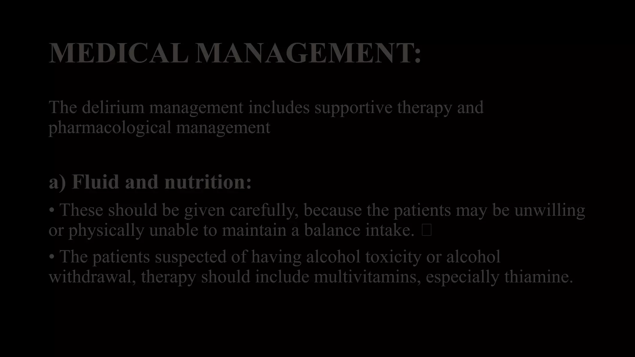Delirium disorder | PPTX