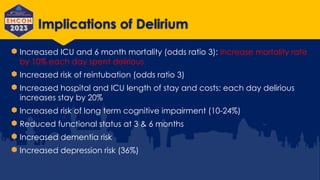 "Delirium in the ICU: Detection, Management, and Prevention Strategies ...
