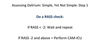 Delirium in the Intensive Care Unit (ICU) | PDF
