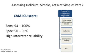 Delirium in the Intensive Care Unit (ICU) | PDF