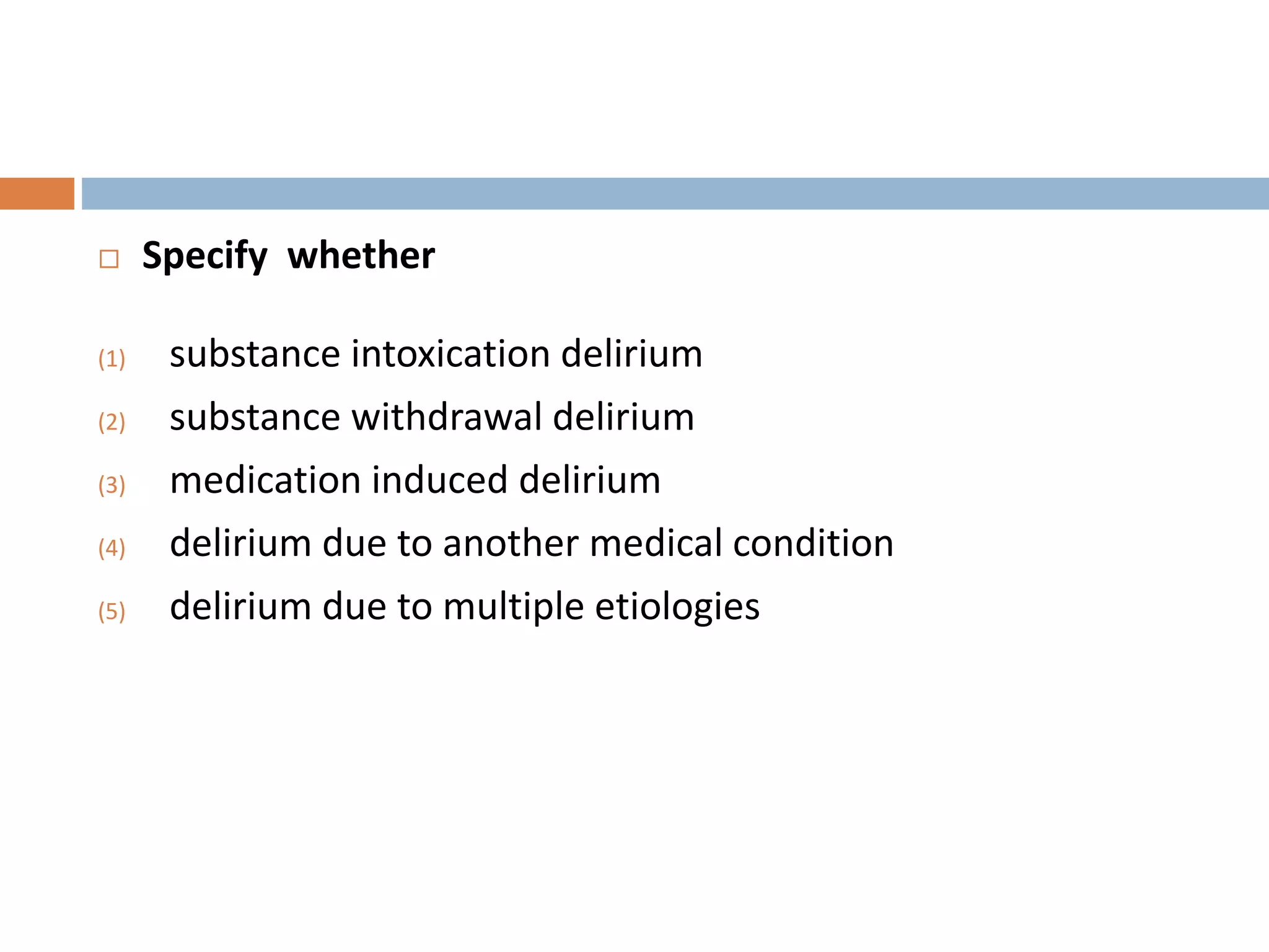 Delirium | PPTX