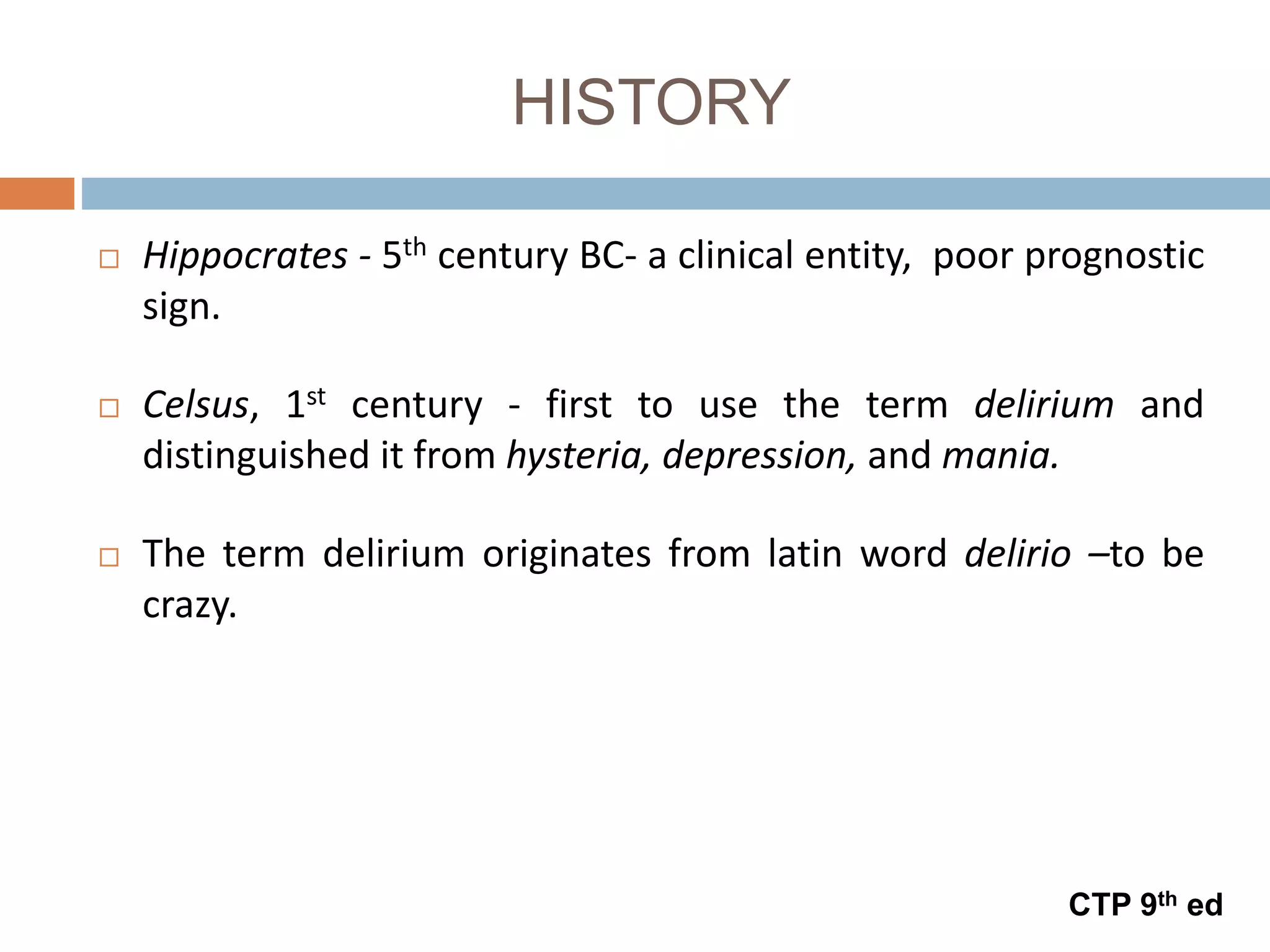 Delirium | PPTX