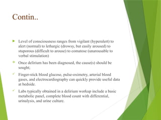 DELIRIUUM.pptx this is an overview of delirium | PPT