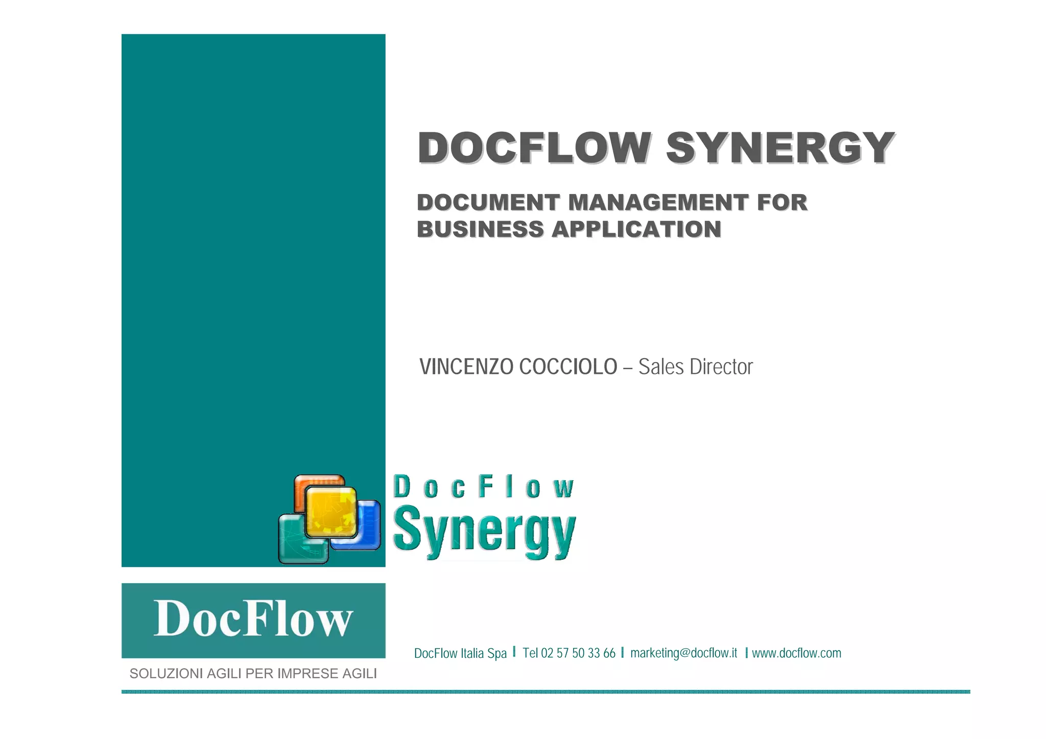 DOCFLOW SYNERGY: AFC Document Management | PPT