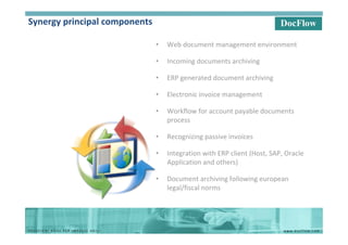 DOCFLOW SYNERGY: AFC Document Management | PPT